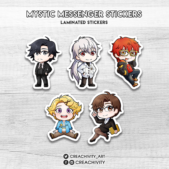 Mystic Messenger Sticker Set - Cosplay.ph