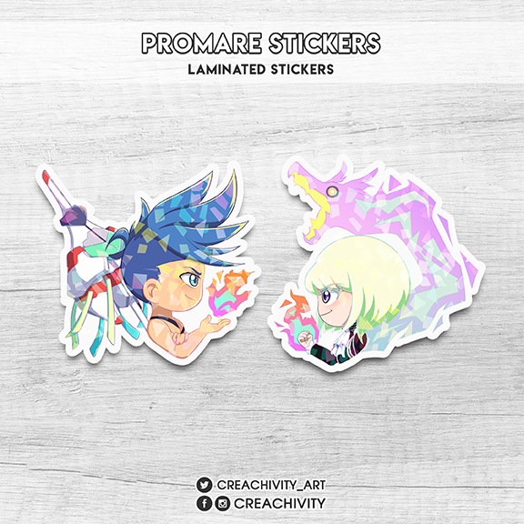 Promare Holographic Sticker Set - Cosplay.ph