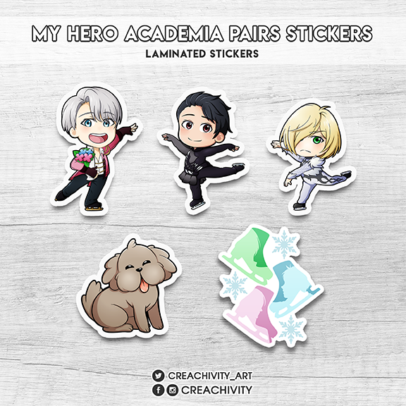 Yuri on Ice Sticker Set - Cosplay.ph