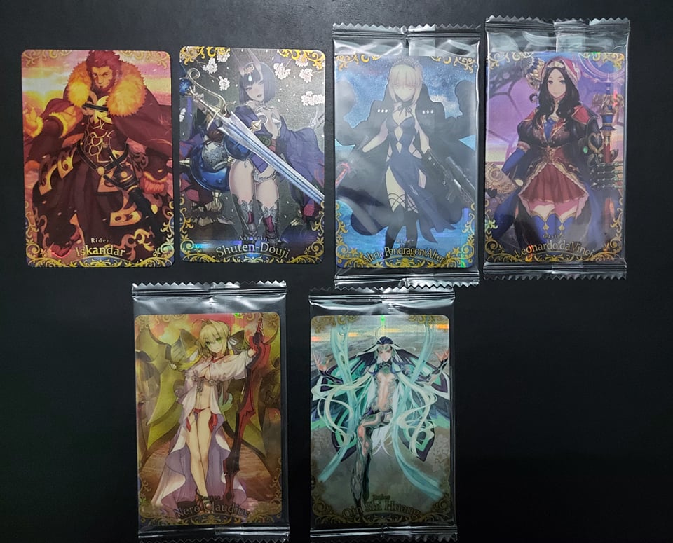 Fate Grand Order Wafer Cards - Super Rare Rarity - Cosplay.ph