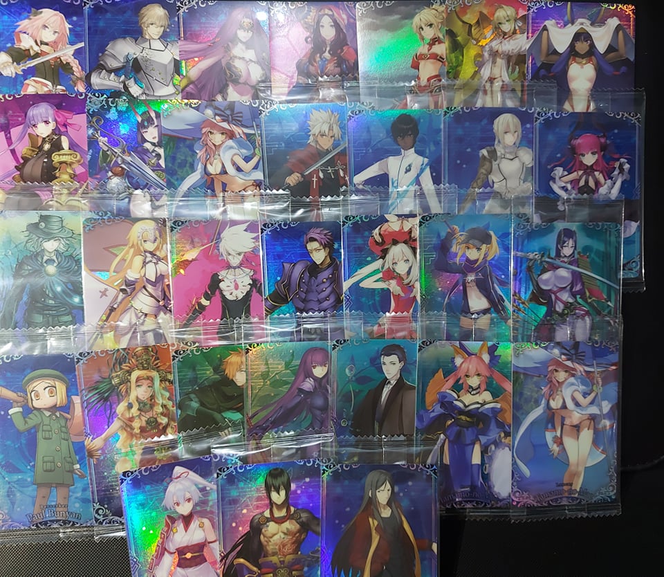 Fate Grand Order Wafer Cards - Rare Rarity - Cosplay.ph