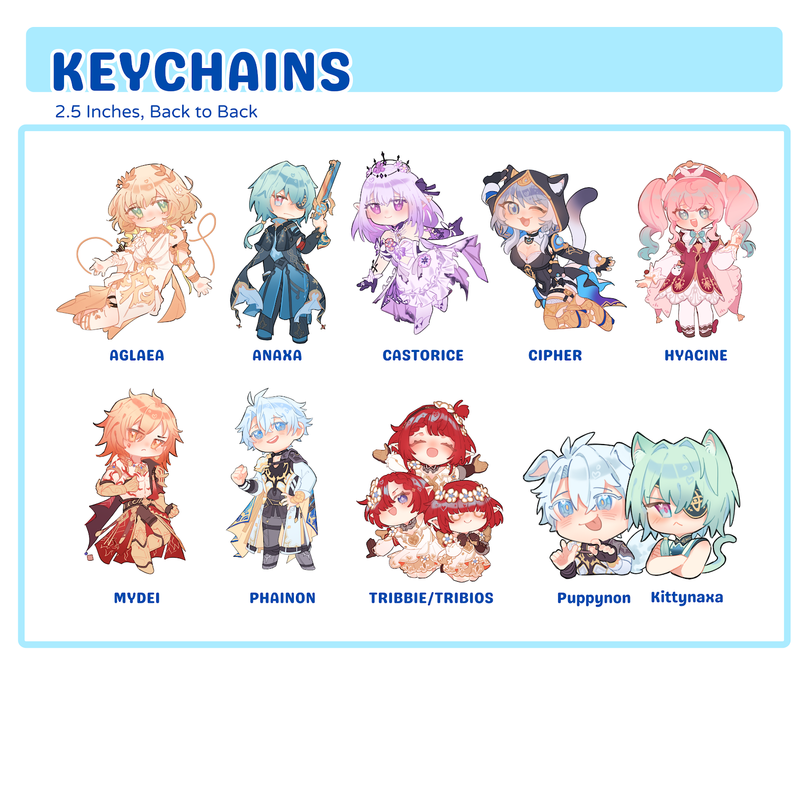 Honkai Star Rail Acrylic Keychains - Cosplay.ph